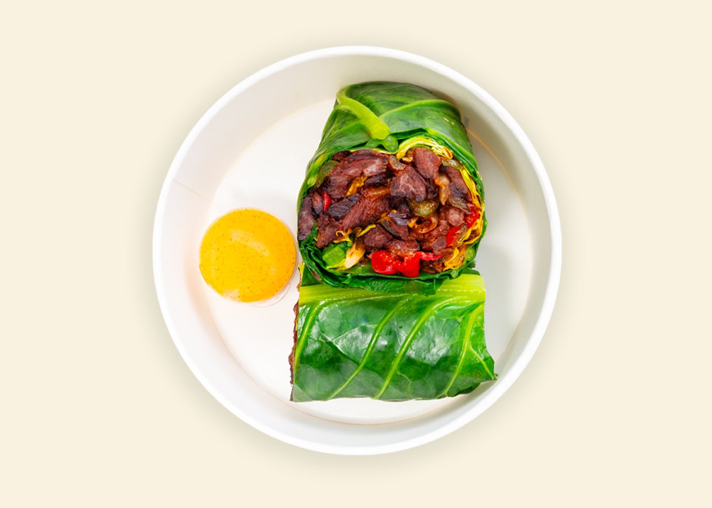 Grass-Fed Steak Fajita Collard Greens Wrap – Locanut Store
